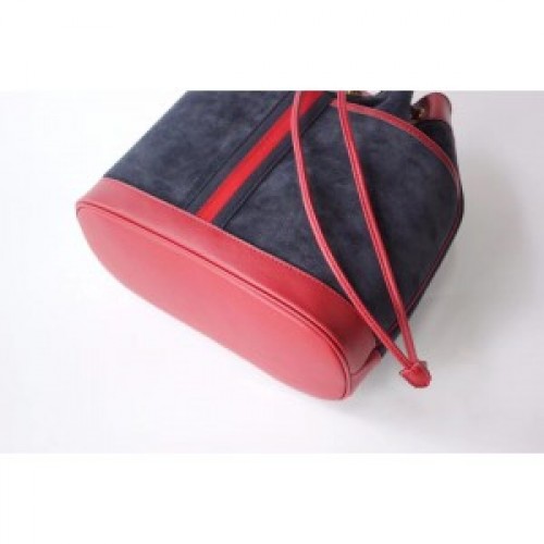 Gucci Blue Medium Rajah Bucket Bag