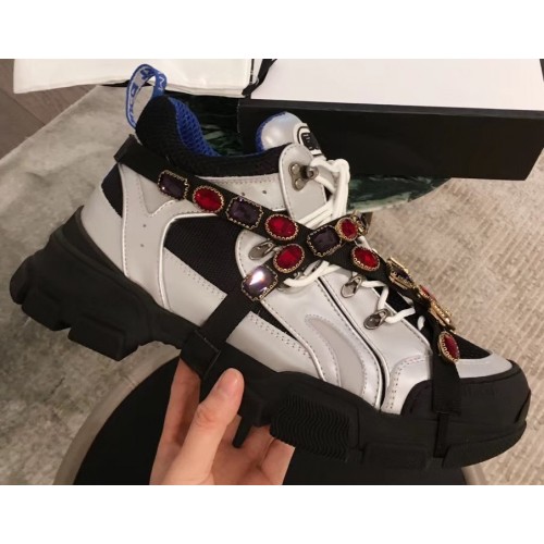 Gucci Flashtrek Sneakers with Removable Crystals 2019